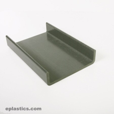 6" X 1 5/8" X 1/4" Structural Fiberglass Channel at ePlastics