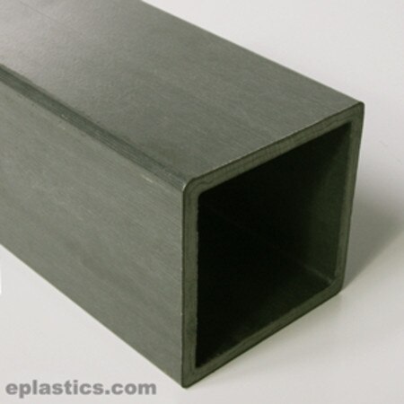 6" X 3/8" Structural Fiberglass Square Tube at ePlastics