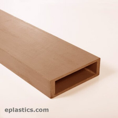 6" X 4" X 1/4" Structural Fiberglass Rectangular Tube at ePlastics