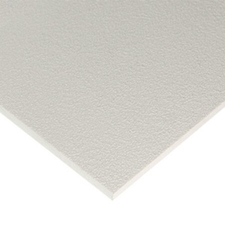 .125" x 48" x 72" White ABS Haircell Finish 1 Side at ePlastics