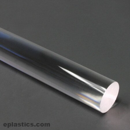 1.250" Diameter Clear Extruded Acrylic Rod at ePlastics