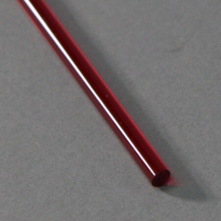 0.187"dia. 2423 Transparent Red Extruded Acrylic Rod at ePlastics