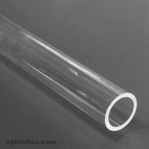 Plexiglass Clear Extruded Acrylic Tube from ePlastics