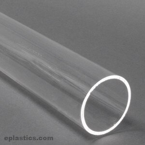 Plexiglass Clear Extruded Acrylic Tube from ePlastics