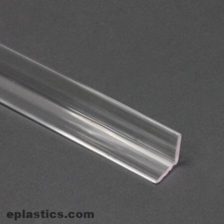 .750" x .750" Acrylic L-Bar x 6ft long at ePlastics