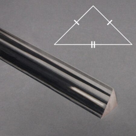 Large Triangular Rod 1" X 1" X 1.375" base X 6ft long at ePlastics