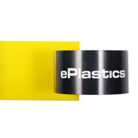 0.125" X 48" X 72" 2037 Yellow Plexiglass Acrylic Sheet at ePlastics