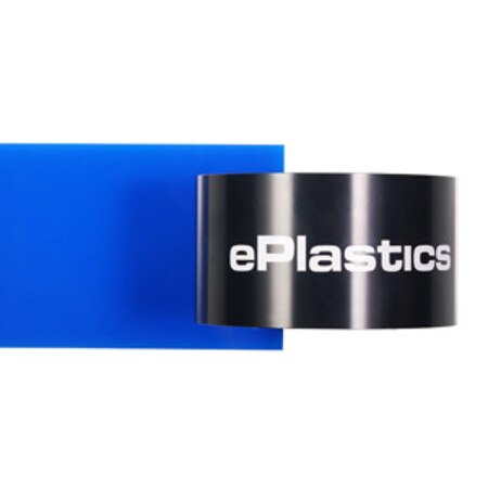 0.187" X 48" X 96" 2051 Blue Plexiglass Acrylic Sheet at ePlastics