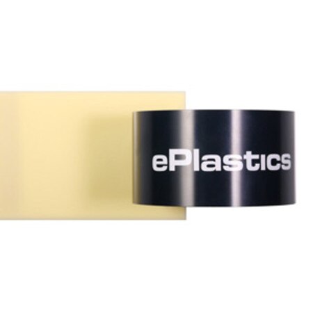 0.250" x 48" x 72" Ivory Acrylic 2146 Plexiglass sheet Paper Masked at ...