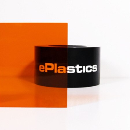 0.250" x 48" x 96" 2422 Amber Plexiglass Acrylic Sheet at ePlastics