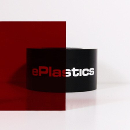 0.125" x 24" x 48" 2423 Red Plexiglass Acrylic Sheet at ePlastics
