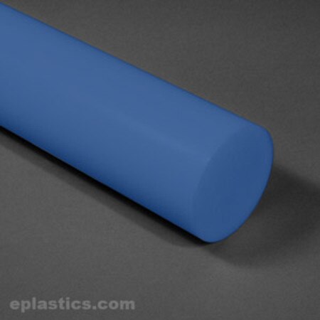 1.250" dia. Blue FDA Acetal Rod by the Foot at ePlastics