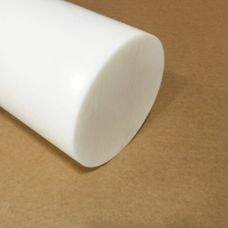 12.000" dia. Natural Acetal Rod at ePlastics