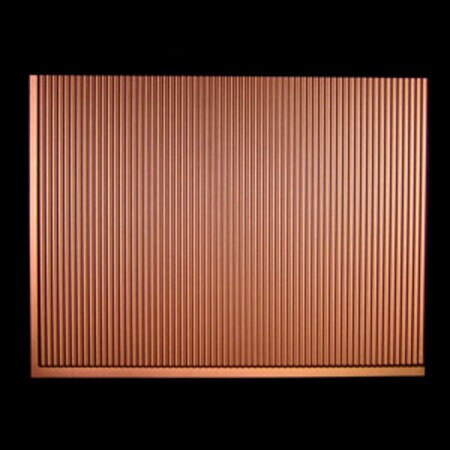 ATI Traditional RIB Argent Copper Backsplash Sheet/Panel 18" x 24" at ...