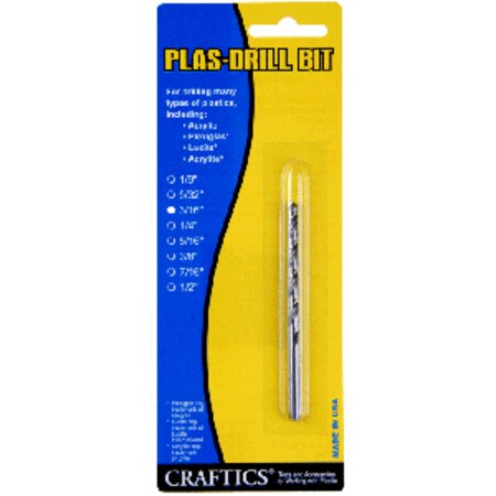 R&H 3/16" Plexiglass Acrylic & Lexan Drill Bit at ePlastics