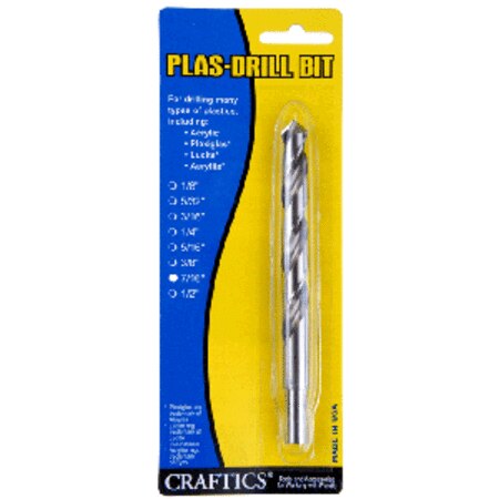 R&H 7/16" Plexiglass Acrylic & Lexan Drill Bit at ePlastics