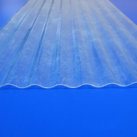 Super 600 6 oz Clear #700, 26" x 144", 2-1/2" x 1/2" profile corrugated ...