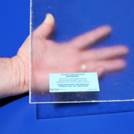 Super 800 Crystalite 8 oz Clear #502 48" x 96" Flat Fiberglass sheet at ...
