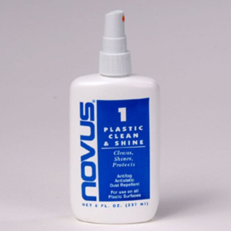 Plexiglass Cleaner 8 Oz Bottle of Novus #1 Polish (Blue Print) at ePlastics