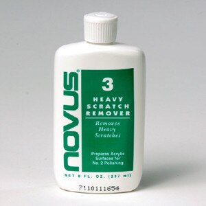 8 Oz Bottle of Novus #2 Polish (Red Print) at ePlastics