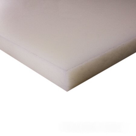 .250" x 12" x 12" Natural Nylon 6/6 Sheet at ePlastics