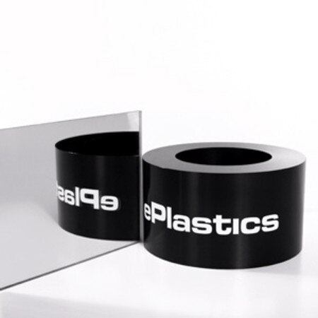 .118" x 24" x 48" Clear Plexiglass Acrylic Sheet Mirror at ePlastics