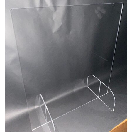 Free Standing Sneeze Guard 31.5" X 35.5"