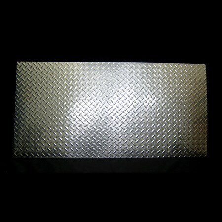ATI Brushed Aluminum Diamond Plate Sheet 0.32" x 24" x 48" at ePlastics